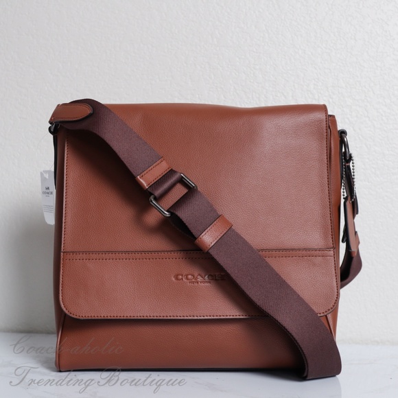 Coach | Bags | Nwt Coach Mens Houston Map Bag Crossbody Bag | Poshmark
